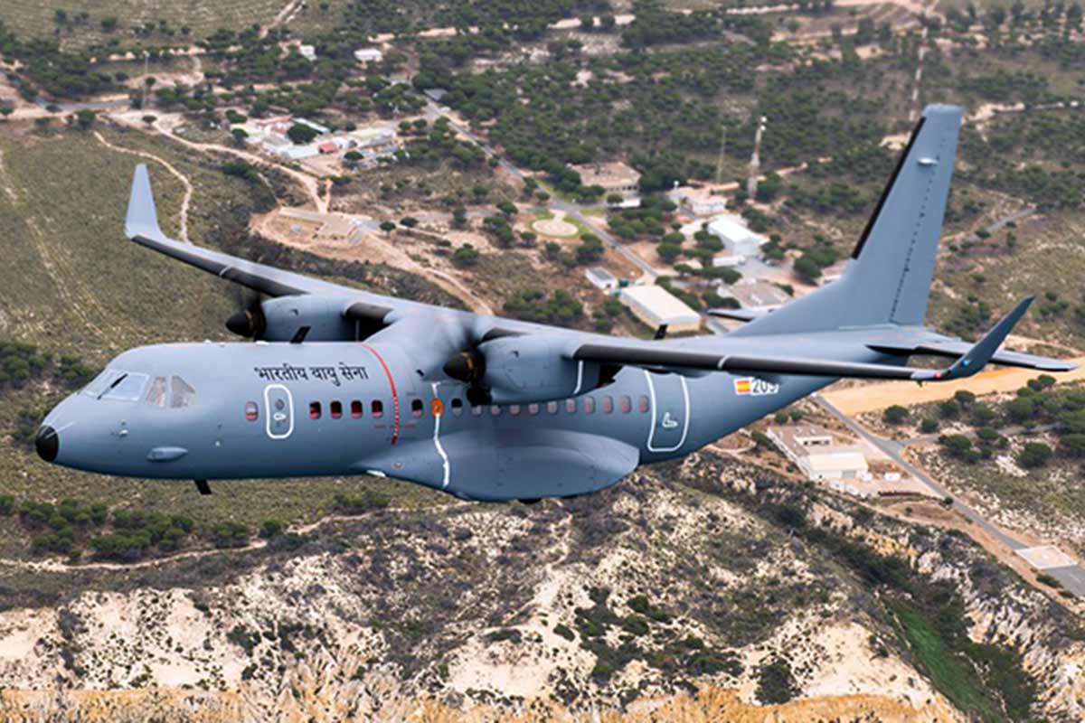 Airbus C-295 MW transport aircraft inducted in Indian Air Force - Meri Sarkar- India News ...